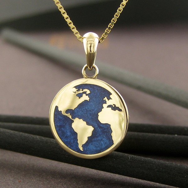 Map Necklace - Etsy