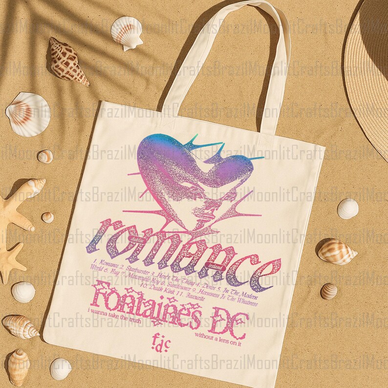 Fontaines D.C. Romance PNG, 2026 Tour Tracklist Graphic, Dublin Ireland ...