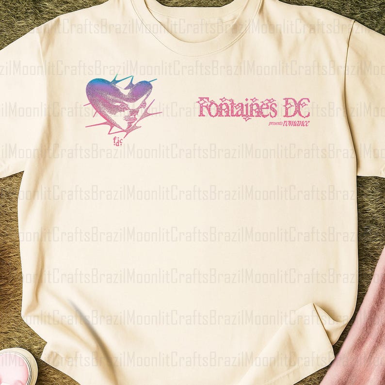 Fontaines D.C. Romance PNG, 2026 Tour Tracklist Graphic, Dublin Ireland ...