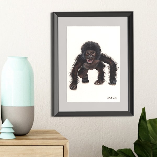 Baby Chimp - Etsy