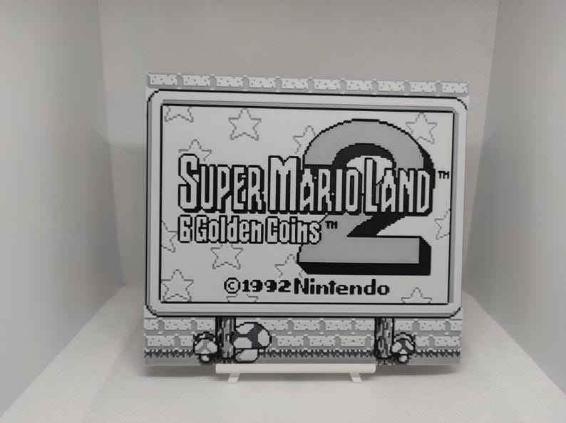 3D Frame Game Boy Title Screen and Loose Game Boy Game Holder – Geek ...
