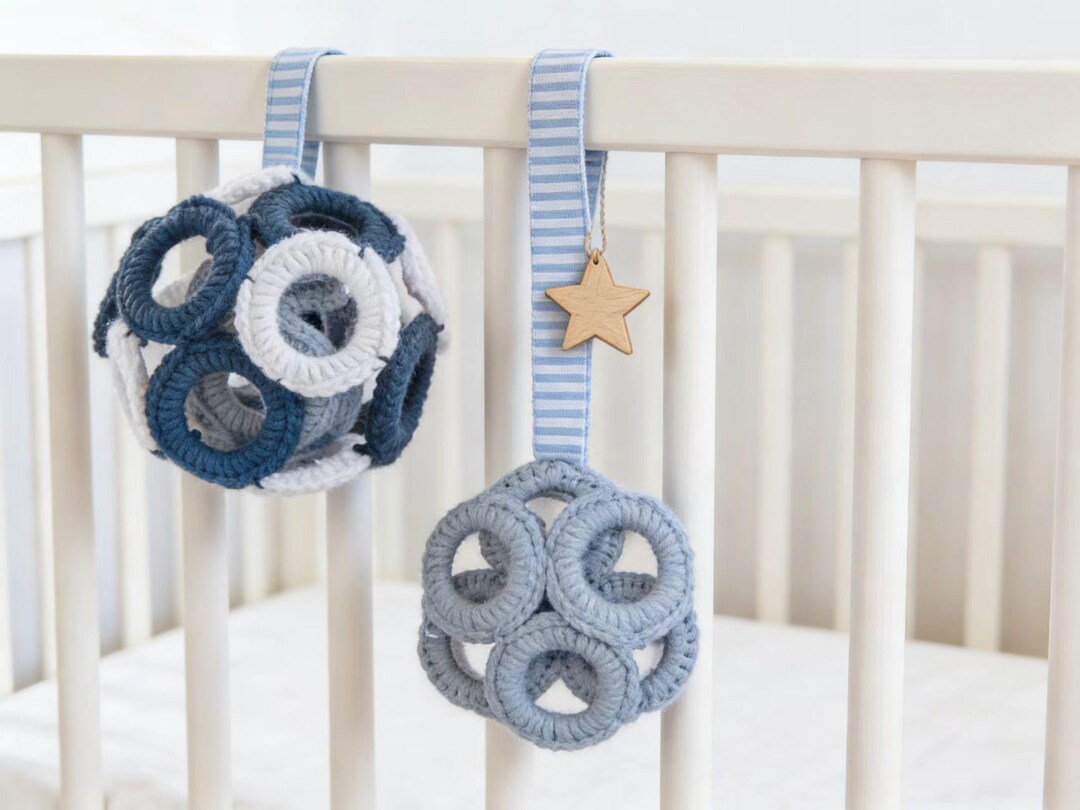 Collapsible Ring Blocks, Crochet Pattern PDF, Beginner Friendly, Baby ...
