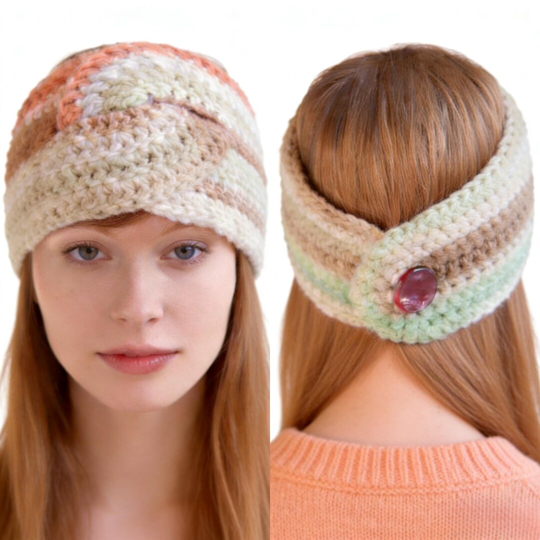 Entwined Ear Warmer Crochet Pattern | Instant PDF Download for ...