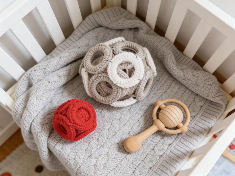 Collapsible Ring Blocks, Crochet Pattern PDF, Beginner Friendly, Baby ...
