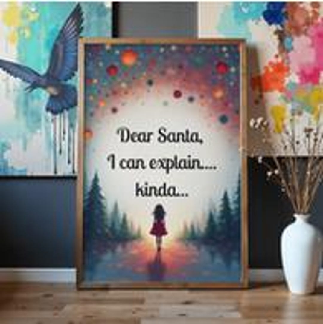 Funny Christmas Print / Poster A4 - Etsy