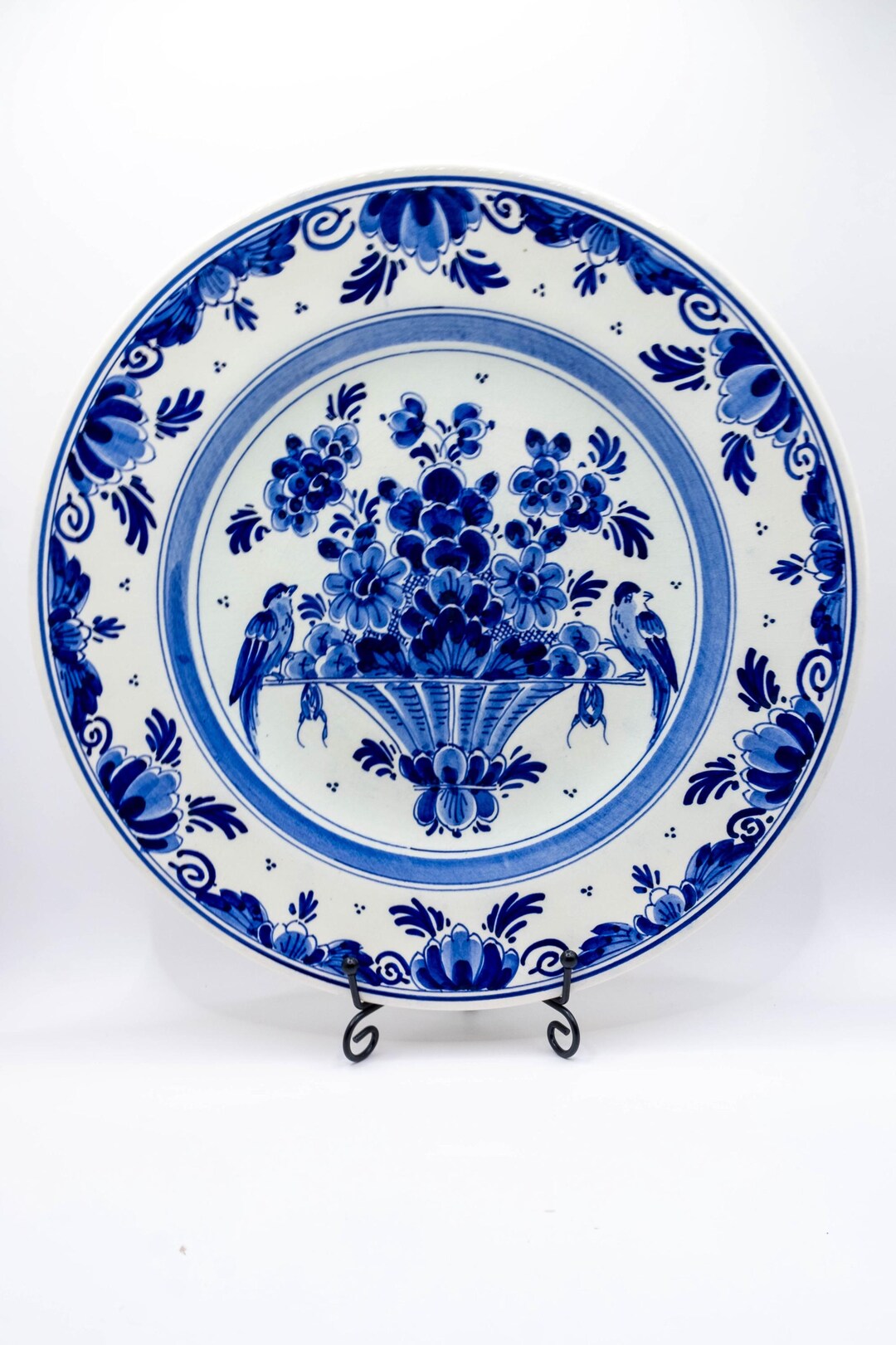 Delft Decorative Plate - De Delftse Pauw - Hand-painted Dutch Faience ...