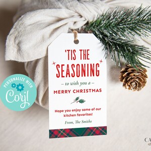 Spice Gift Tags, Homemade Spice Gift Tag, Seasoning Gift Tag, Food Gift ...