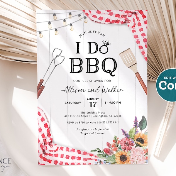 Bbq Invitation - Etsy