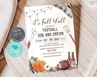Fall Dinner & Drinks Housewarming Party Invite Cards Fall - Etsy