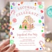 Gingerbread House Decorating Party Invitation, Fun Holiday Party ...