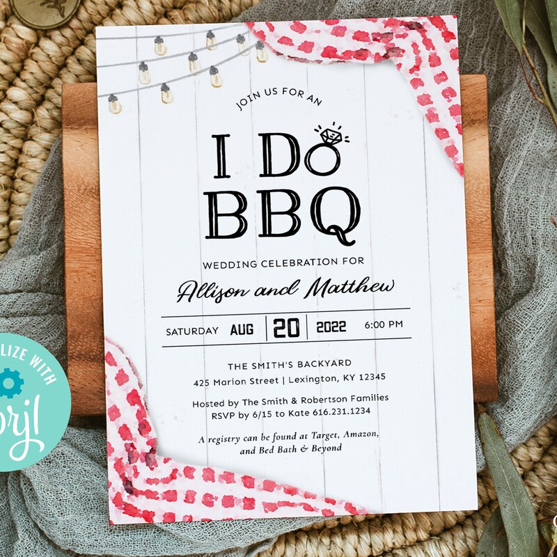 Bbq Invitations - Etsy