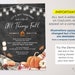 Fall Celebration Party Invitation, Neighborhood Fall Party Invitation ...