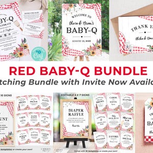 Baby-q Shower Invitation Template, BBQ Baby Shower Invite, Couples Baby ...