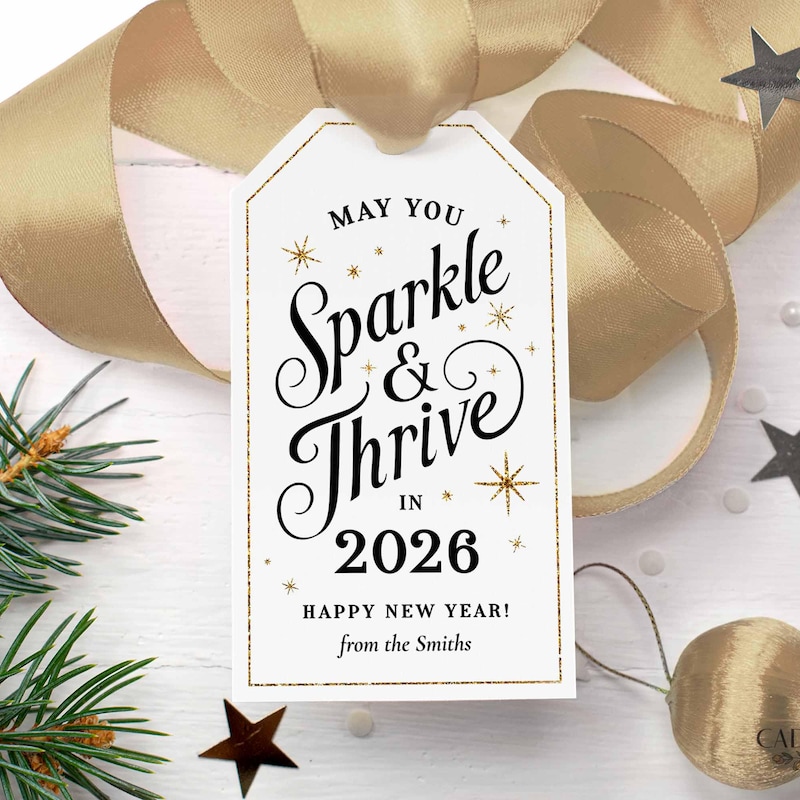 Happy New Year 2026 Tags - Etsy