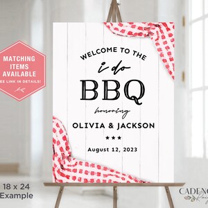 BBQ Shower Signs, BBQ Food Signs, I Do BBQ Table Signs, 8 X 10 Bbq ...