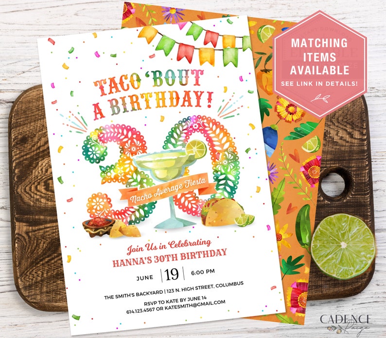 Printable Water Bottle Labels Fiesta Water Bottle Labels - Etsy