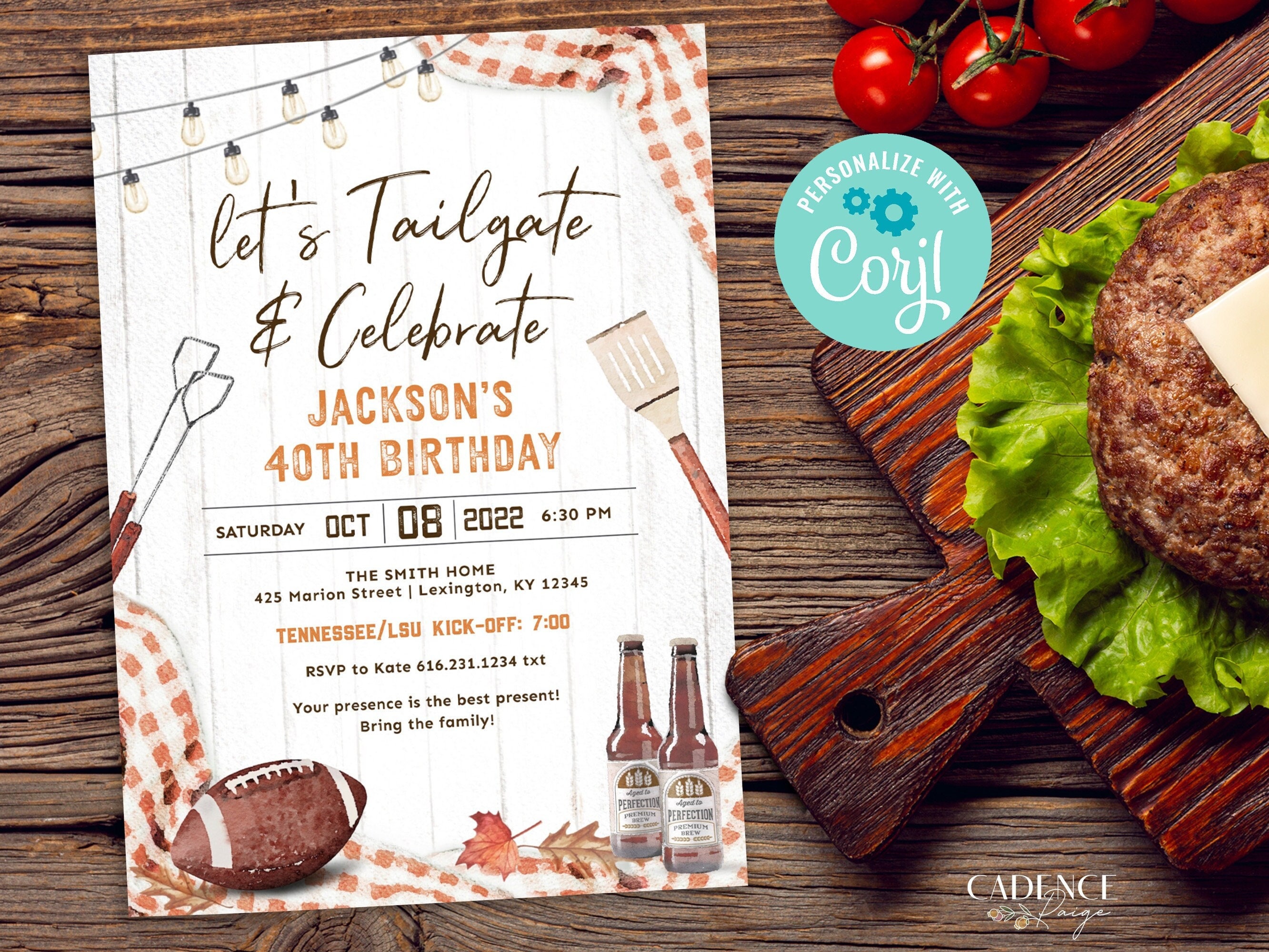 Tailgate Party Invitation