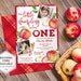 Apple Birthday Party Sign Apple Pie First Birthday Apple 1st - Etsy