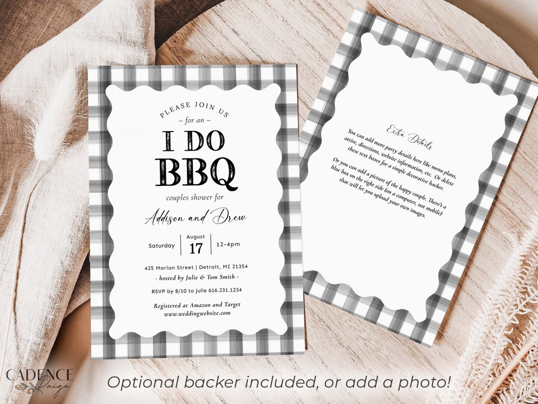 I Do BBQ Invitation, I Do BBQ Rehearsal Dinner Invitation, I Do ...
