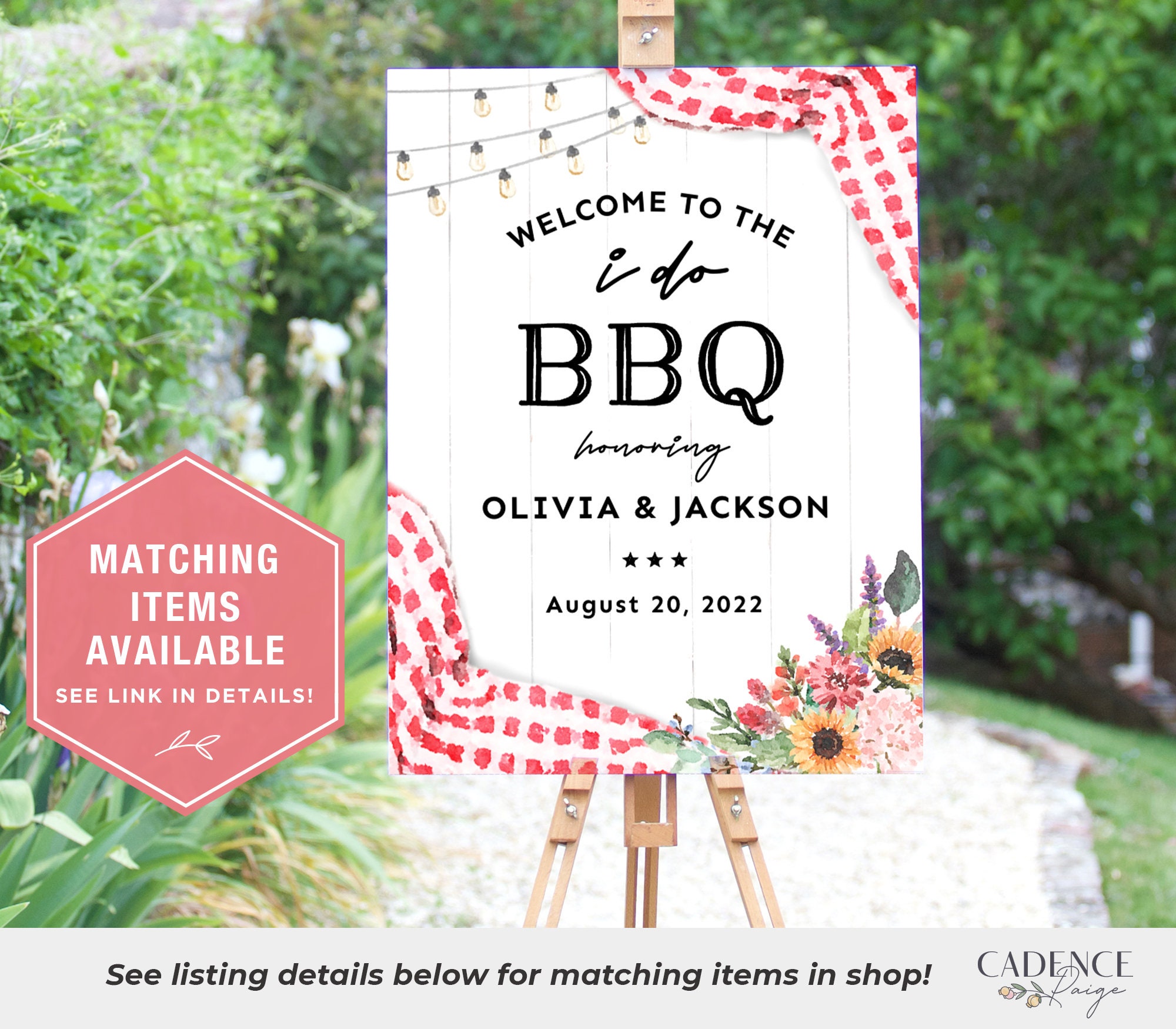 BBQ Recipe Cards, I Do BBQ Recipe Cards, Matching Bbq Recipe Cards, BBQ ...