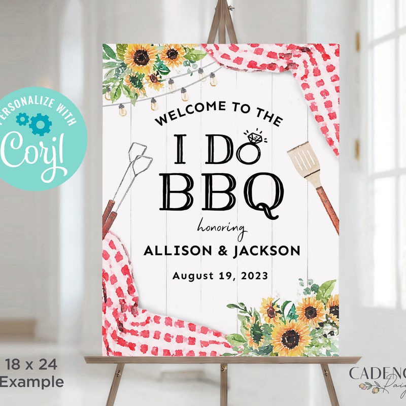 Wedding Bbq Sign - Etsy