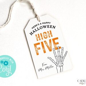 Halloween Trick or Treat Tags, Printable Halloween Gift Tags, Funny ...