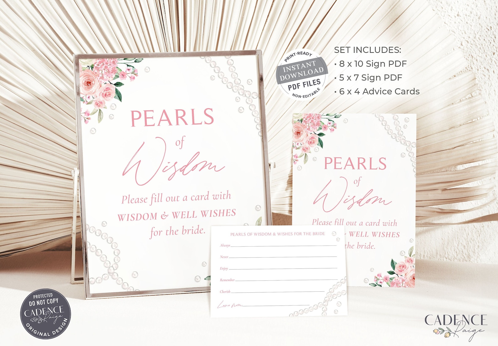 Pearls of Wisdom Signs for Advice and Wishes Signs Petals Pearls and ...