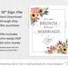 8 X 10 Wildflowers Brunch Sign, Summer Flowers Bridal Shower Brunch ...