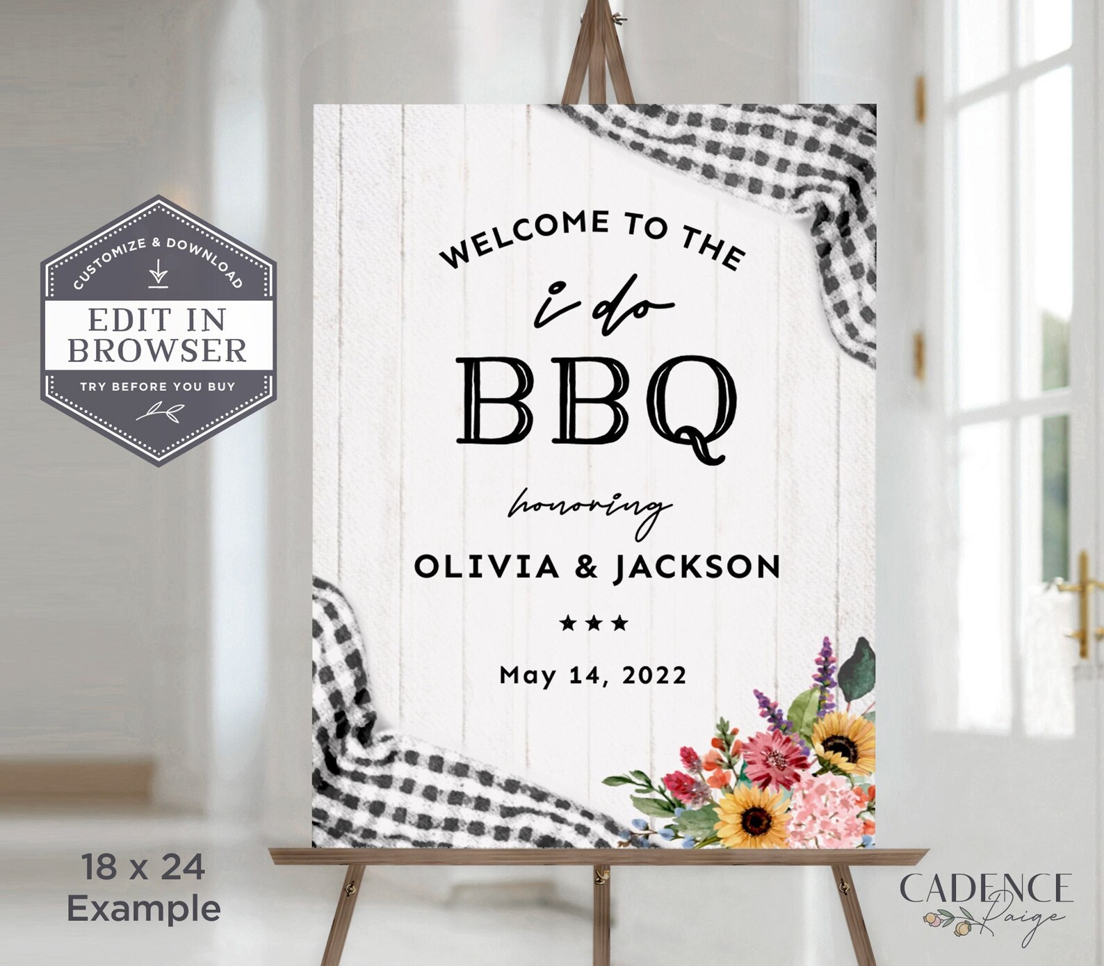 I Do BBQ Welcome Sign I Do BBQ Reception Sign Bbq Welcome - Etsy