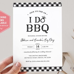 Printable I Do BBQ Shower Signs, Black and White BBQ Signs, 8 X 10 Bbq ...