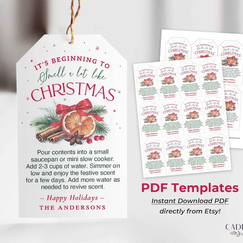 Simmer Pot Gift Labels - 60+ Gift Ideas for 2025