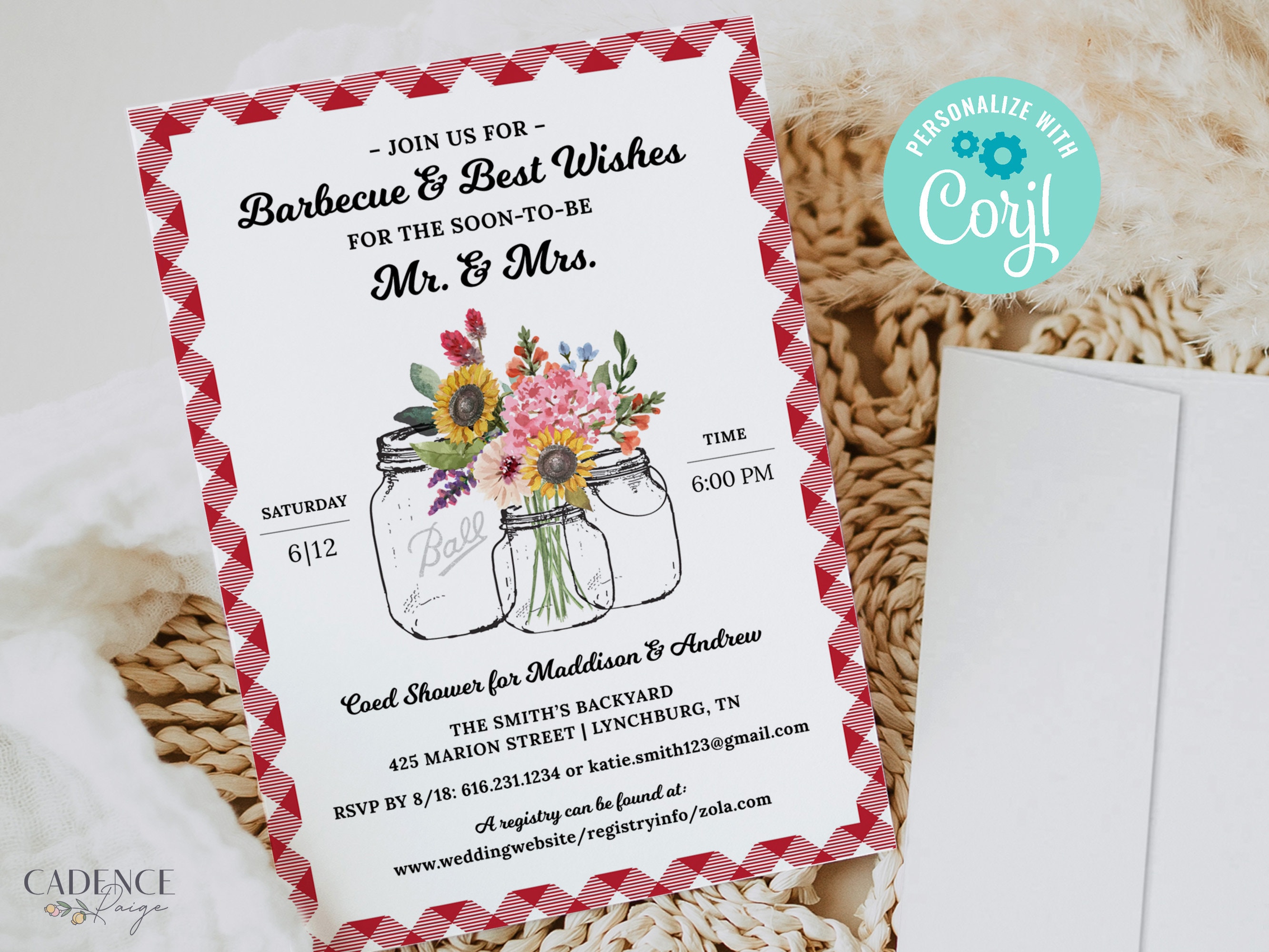 Southern Barbeque Invitations