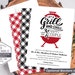 Digital Backyard Wedding Reception Invitation, I Do BBQ, Grill and ...