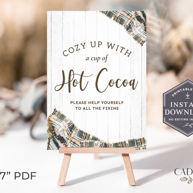 Hot Chocolate Sign - Etsy