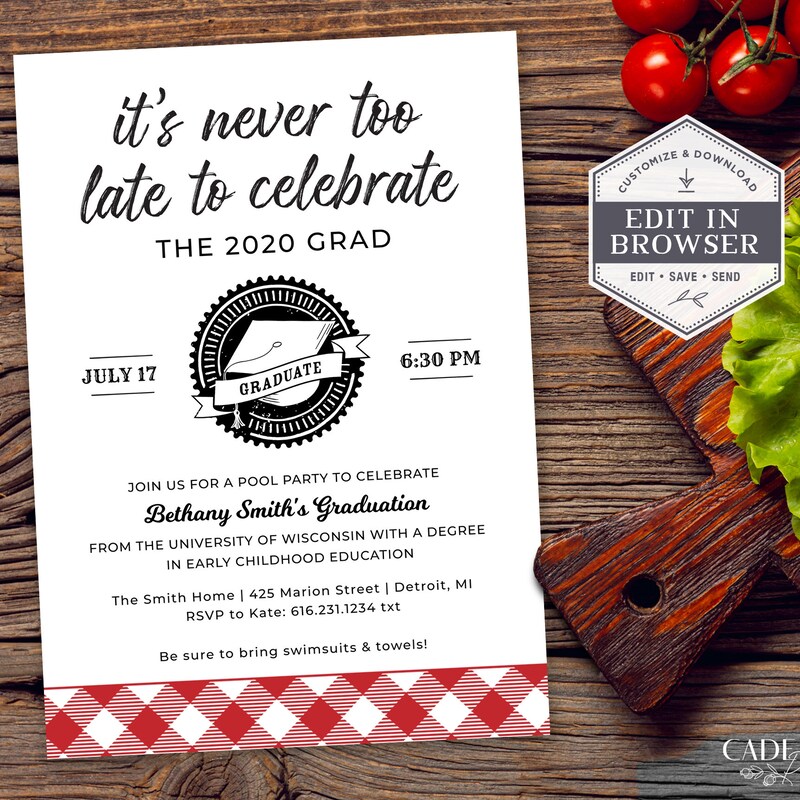 Graduation Announcement 2020 - Etsy