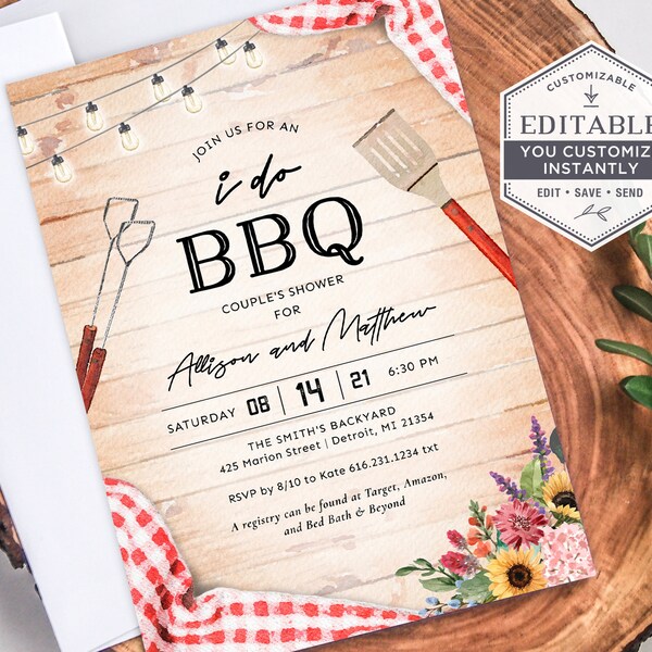 Bbq Couples Shower - Etsy