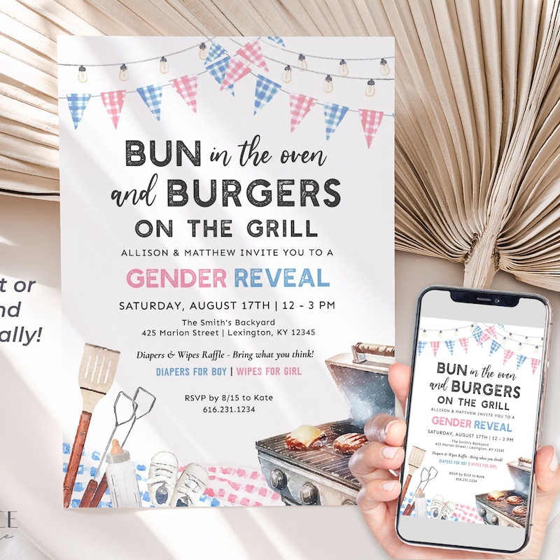 Baby Reveal Picnic Reveal - Etsy