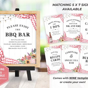 BBQ Recipe Cards, I Do BBQ Recipe Cards, Matching Bbq Recipe Cards, BBQ ...
