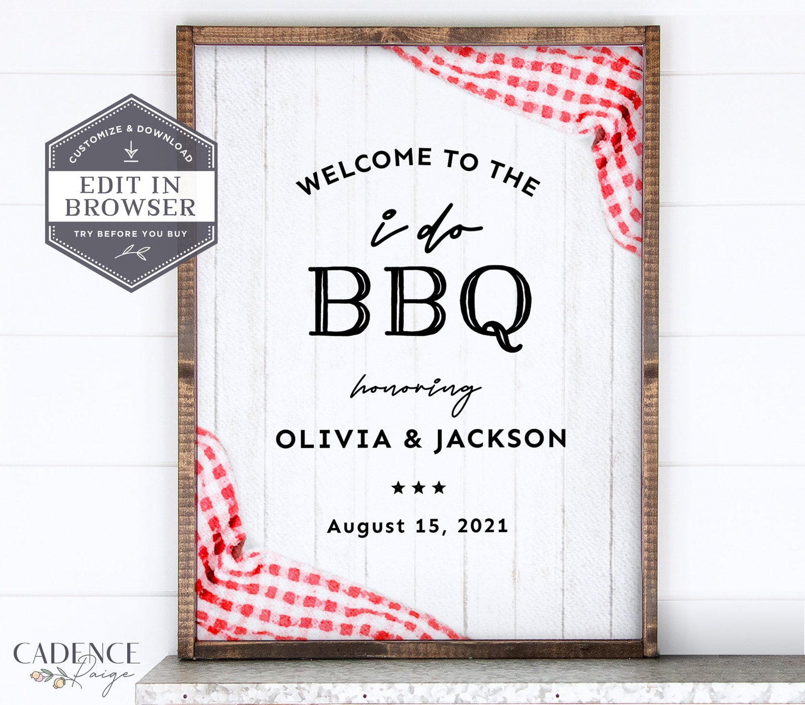 I Do BBQ Welcome Sign I Do BBQ Reception Welcome Sign Bbq - Etsy