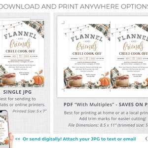 Fall Chili Cook off Invitation, Chili Party, Friendsgiving Invitation ...