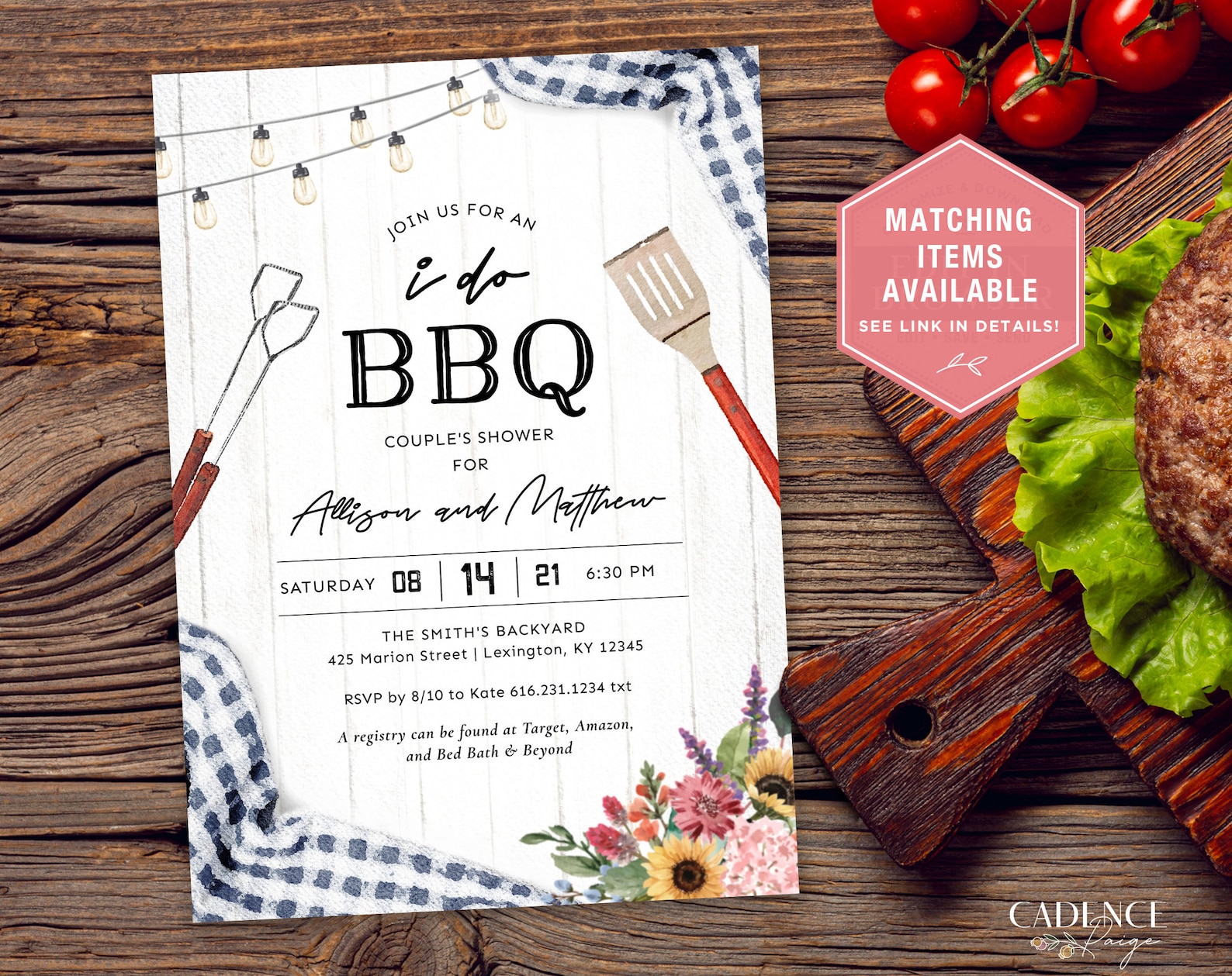 Baby-q Thank You Notes, I Do BBQ Thank You Notes, BBQ Bridal Shower ...