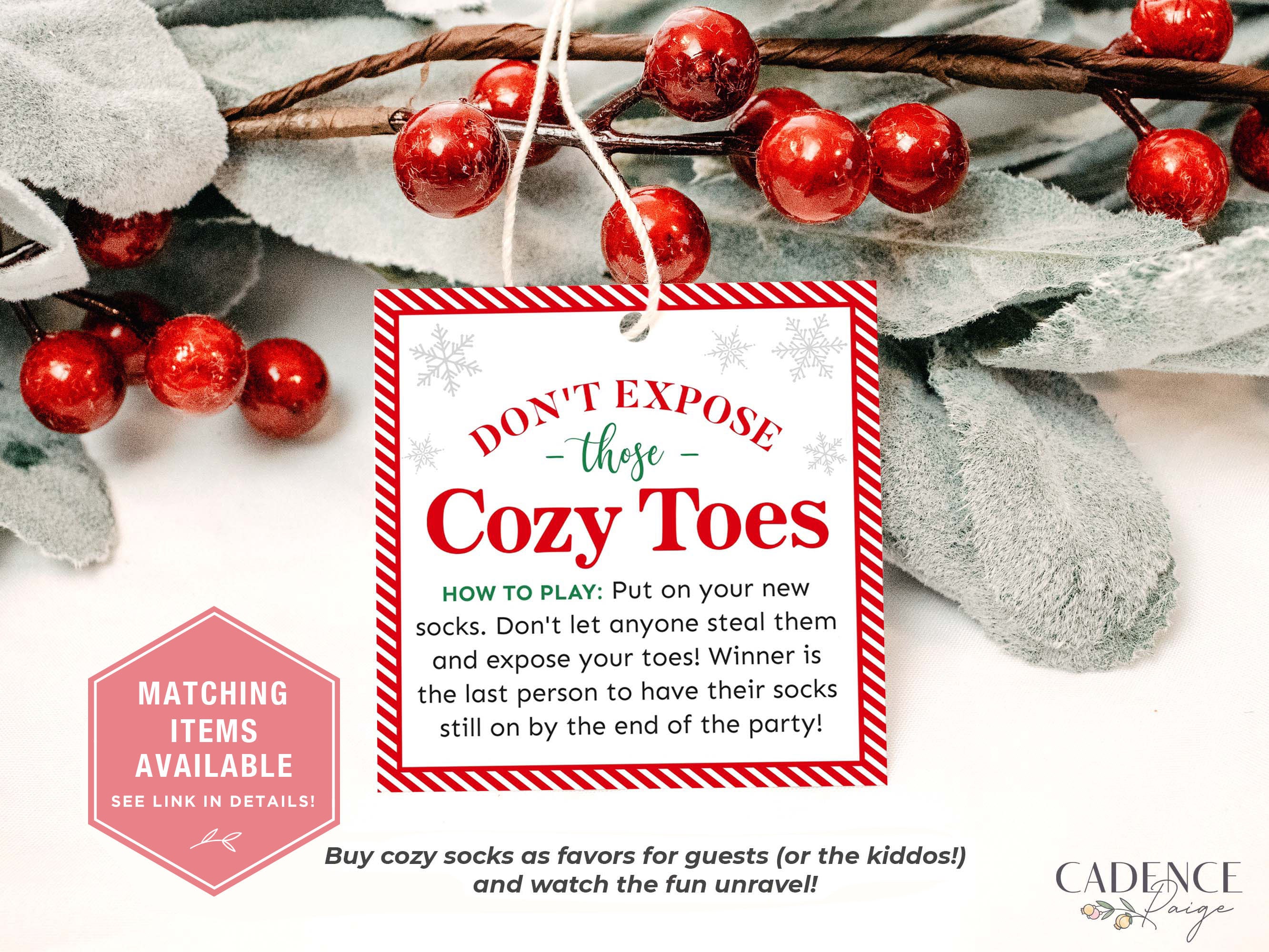Cozy Christmas Party Invitation, Christmas PJ Party Invitation ...