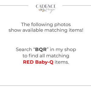 Red BABY-Q Shower Signs, BBQ Baby Shower Signs, Babyq Signs, 8 X 10 Bbq ...