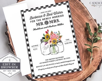 Bbq Wedding Invitation | Etsy