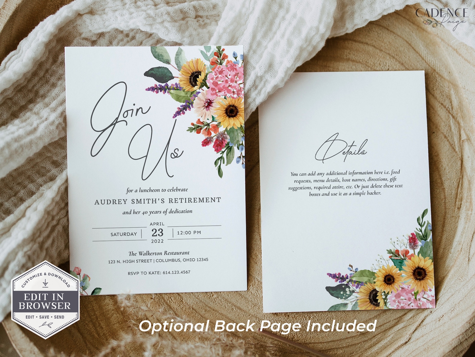 Join Us for Dinner Invitation College Graduation Dinner | Etsy