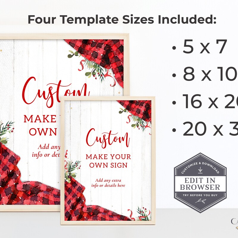 Buffalo Plaid Decor - Etsy