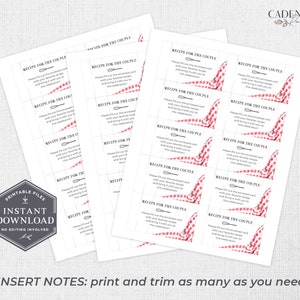 BBQ Recipe Cards, I Do BBQ Recipe Cards, Matching Bbq Recipe Cards, BBQ ...