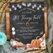 Fall Celebration Party Invitation Neighborhood Fall Party Invitation ...