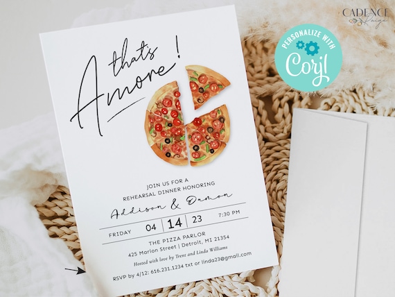 Casual Dinner Invitation Template