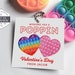 Valentine's Day Pop It Tags Class Valentine Tags - Etsy